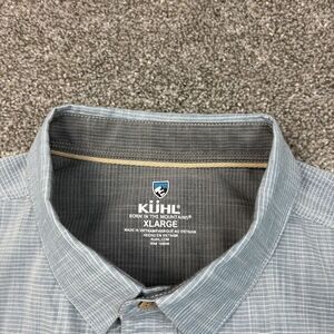 Kuhl | Shirts | Kuhl Shirt Mens Xl Blue Plaid Lightweight Organic ...